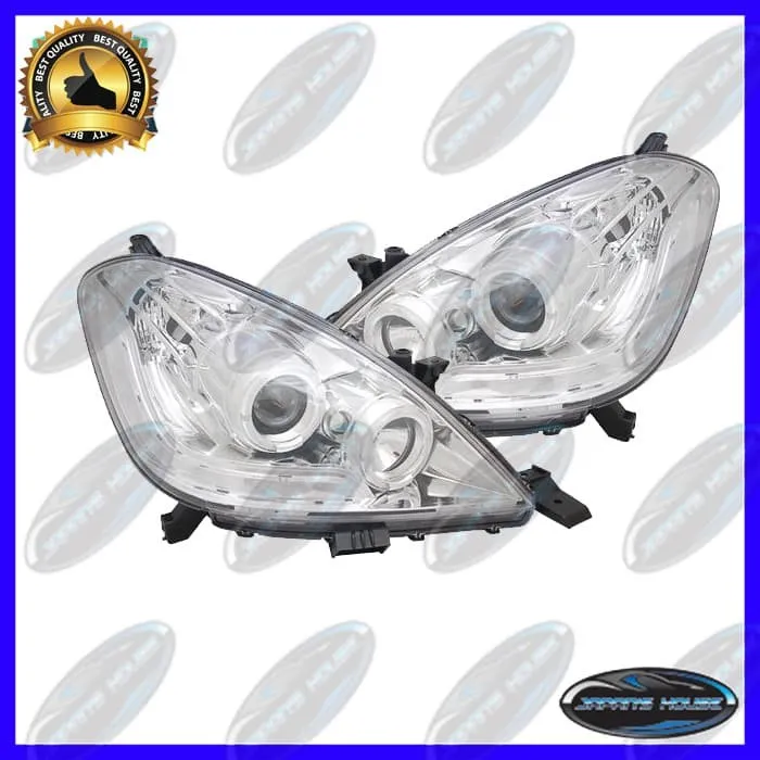 HeadLamp Toyota Innova 2004-2010 ChromeHousing Projector LED LIGHTBAR ...