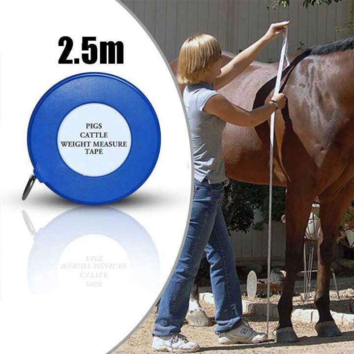250 cm Meteran Sapi/Pita Ukur Ternak Sapi Babi Alat Ukur Lingkar Dada ...