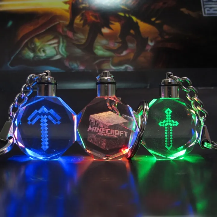 MC Minecraft Diamond Sword Pickaxe Creeper Pink Pig Steve ...