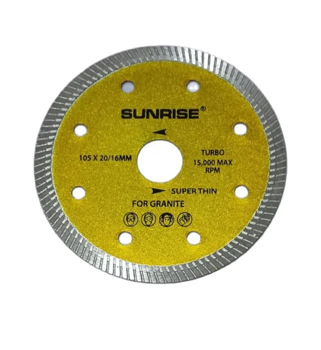 Sunrise Turbo Diamond Cutting Disc 4" | Lazada PH