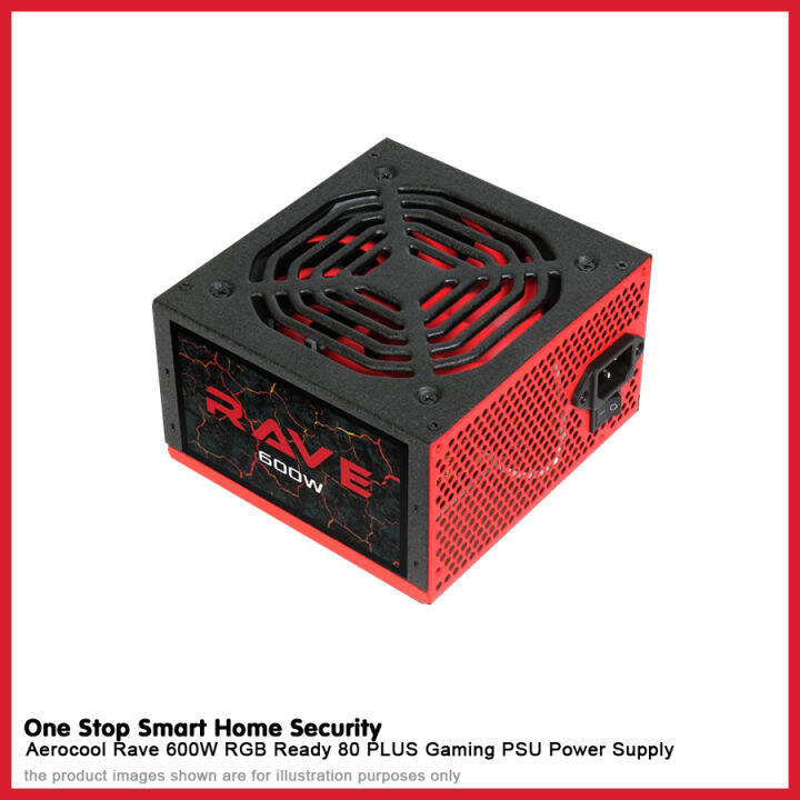 Aerocool Rave 600W RGB Ready 80 PLUS Gaming PSU Power Supply | Lazada