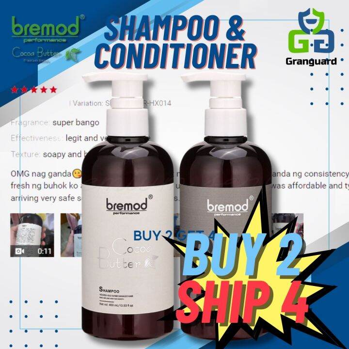 Bremod Original Hair Conditioner Shampoo Scalp Clean Moisturing And ...
