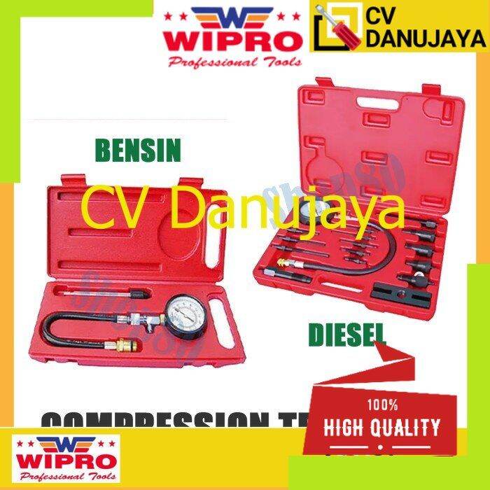 Wipro Compression Tester Kit Alat Tes Kompresi Mesin Bensin / Diesel ...