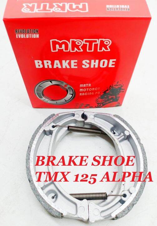 MOTORCYCLE BRAKE SHOE TMX 125 ALPHA REAR | Lazada PH
