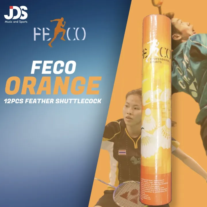 Feco Orange Badminton Shuttlecock | Lazada PH