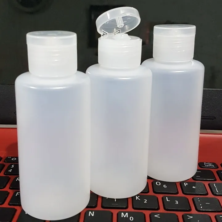 Botol kosong 100ml botol Fliptop 100ml putih susu Botol Hand Sanitizer ...