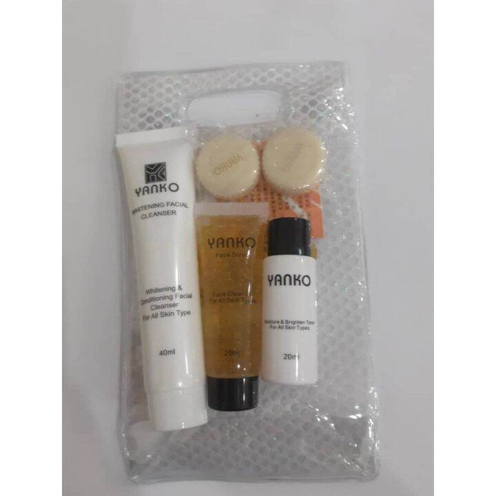 YANKO BASIC 3 IN 1 + YANKO SCRUB + YANKO TONER ( YANKO BASIC SET 5 IN 1 ...