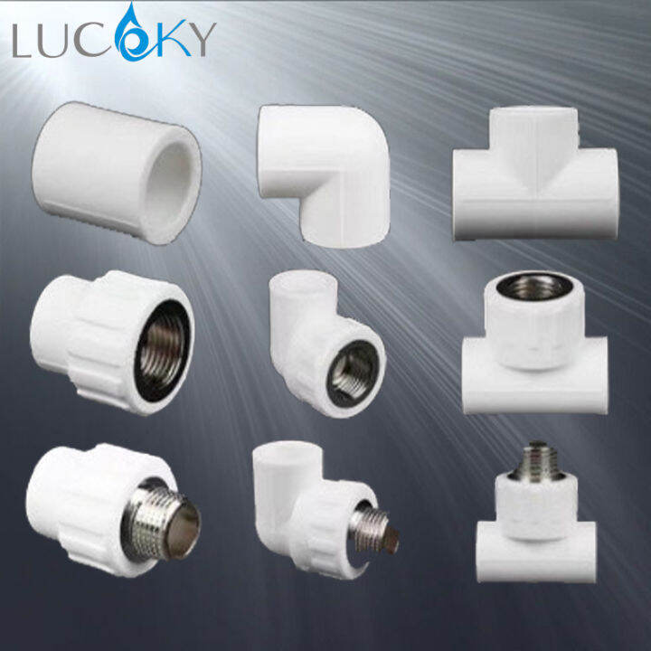 PPR Fittings plain ELBOW, COUPLING,TEE, END CAP, MALE PLUG, 1/2" 3/4" 1 ...