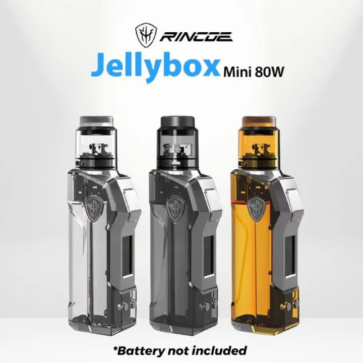 (1)Rincoe Jellybox Mini Mod RDA Kit (Battery not Include)(2)Jellybox ...