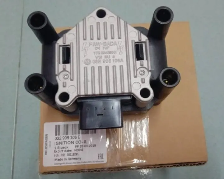 032905106E IGNITION COIL VOLKSWAGEN POLO 1.2 VW BETTLE,AUDI A1, A3 | Lazada
