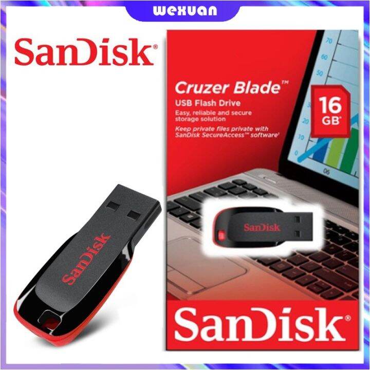 ♥จัดส่งฟรี COD♥PENDRIVE SANDISK CRUZER BLADE | Lazada.co.th