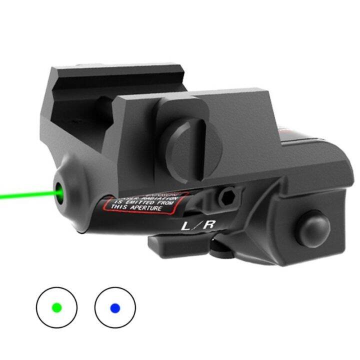Tactical Rechargeable GreenBlue Sight Fit With 20mm Rail Aiming Lazer Pointer g2c g3c Wargame ...