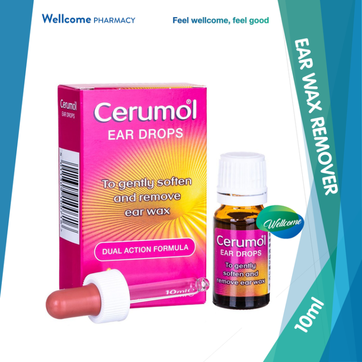 Cerumol Dual Action Ear Wax Remover Ear Drops - 10ml | Lazada