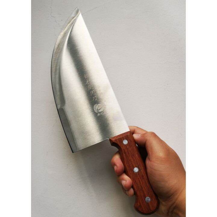 Double Blade Cleaver Butcher Knife with Solid 10" Blade Length and 2mm ...