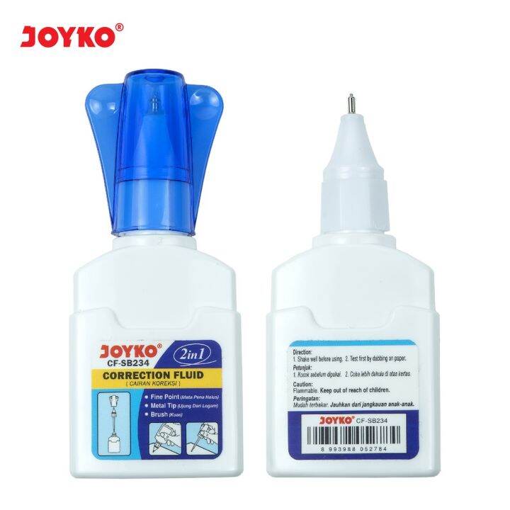TIP X KUAS CAIR CF-SB234 [2 IN 1] JOYKO CORRECTION FLUID TIP EX TIPE X | Lazada Indonesia