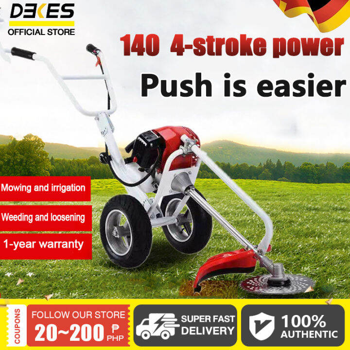 DEKES 4-stroke lawn mower, grass cutter,Push lawn mower gasoline engine ...