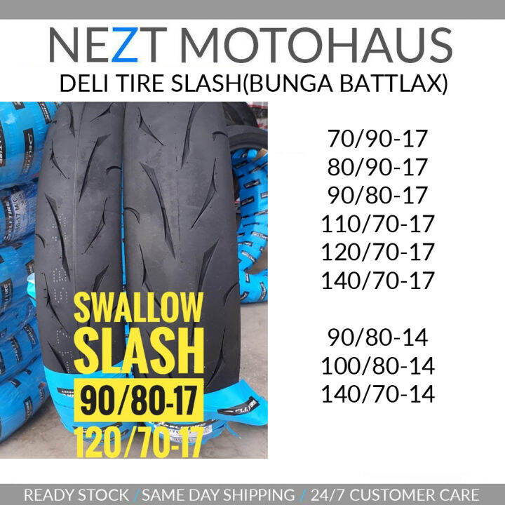 SWALLOW DELI SLASH SB151 BUNGA BATTLAX 70/90-17 80/90-17 90/80-17 120/ ...