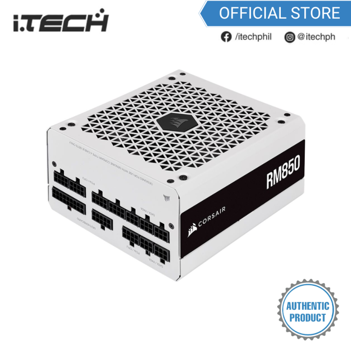 Corsair RM White Series RM850 - 850 Watt 80 Plus Gold Fully Modular ATX ...