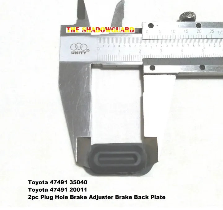 Toyota 47491 35040 Toyota 47491 20011 1pc Plug Hole Brake Adjuster ...
