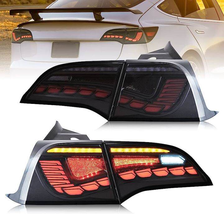 Tesla Model 3 / Y 2017 2018 2019 2020 2021 2022 Dragon Scale LED ...