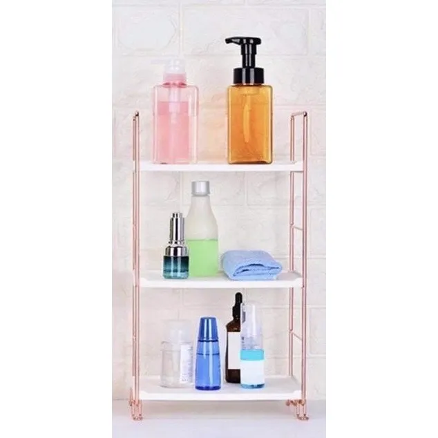 PLT NORDIC ROSE GOLD RACK MULTIPURPOSE RACK ORGANIZER MINIMALIST RACK ...