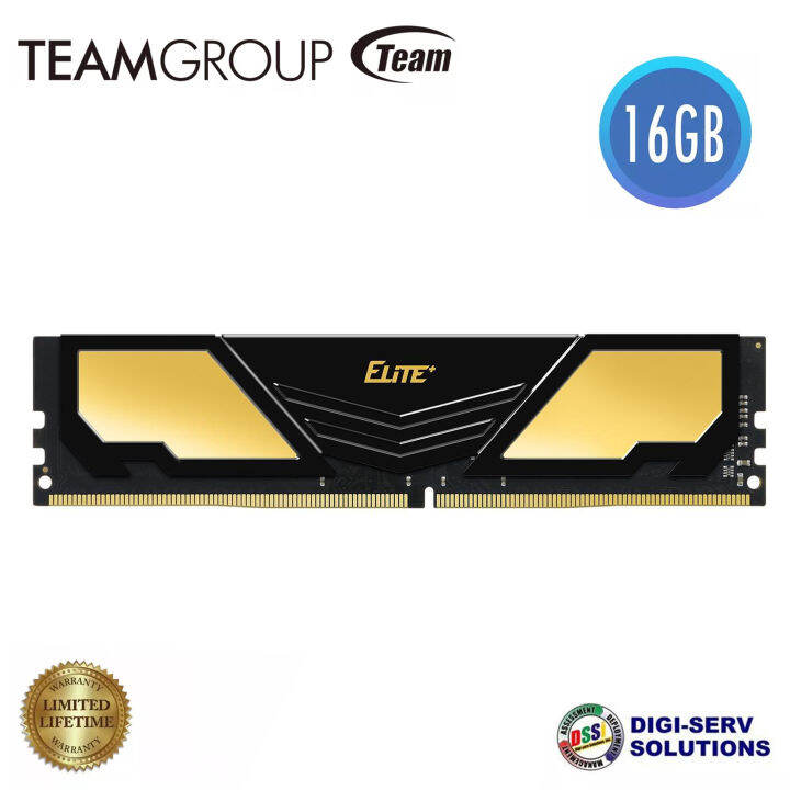 Team ELITE PLUS 16GB U-DIMM DDR4 2666 RAM Desktop Memory Compley ...