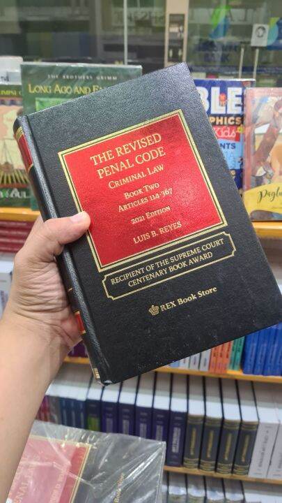 Criminal Law Book 2 Revised Penal Code Book 2 Luis B Reyes 2021