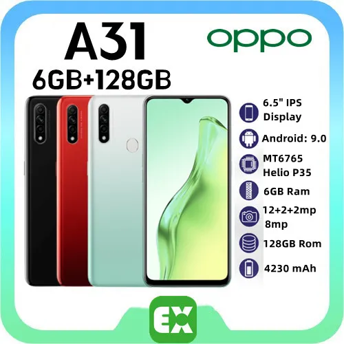 OPPO A31 6GB Ram + 128GB Rom 6.5" Inch 4G LTE | Lazada