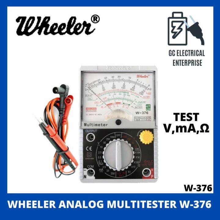 ♪Multi-Tester Analog ORIGINAL WHEELER W-376 | Lazada PH