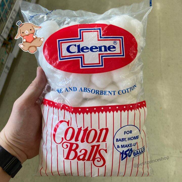 Cleene Pure and Absorbent Cotton Balls (150 balls) | Lazada PH