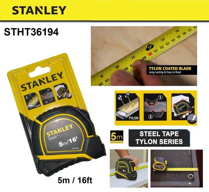 Stanley Tools 5m / 16ft Tylon Measuring Tape | Lazada