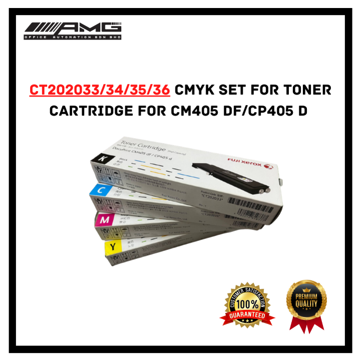 Fuji Xerox CT202033/34/35/36 (CMYK) for DocuPrint CP405/CM405 | Lazada