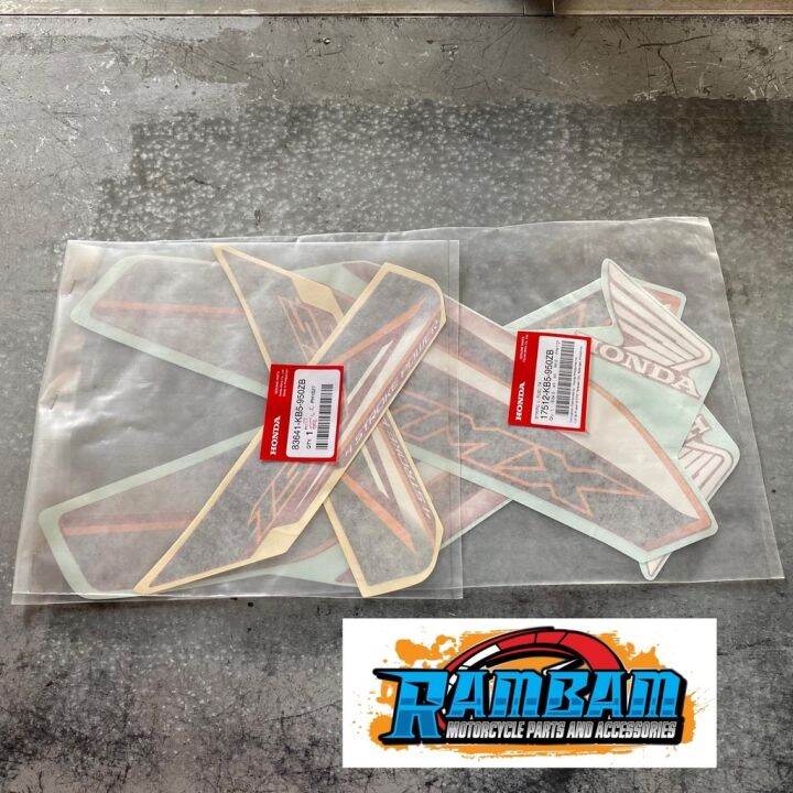 HONDA tank sticker / Decal original tmx 155 genuine 100 | Lazada PH