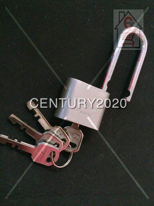 RICHDOOR Padlock Long Head Laminated Pad Lock Heavy Duty Brass Lock ...