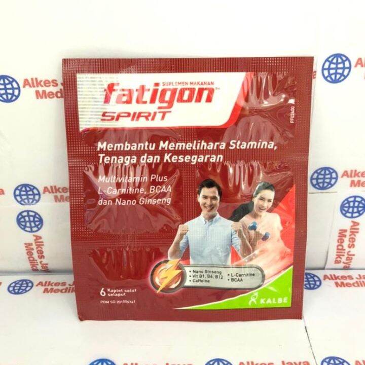 Fatigon Spirit Strip Isi 6 tablet - Multivitamin | Lazada Indonesia
