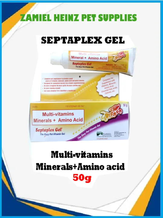 SEPTAPLEX GEL Multi-vitamins Minerals+Amino acid 50g | Lazada PH