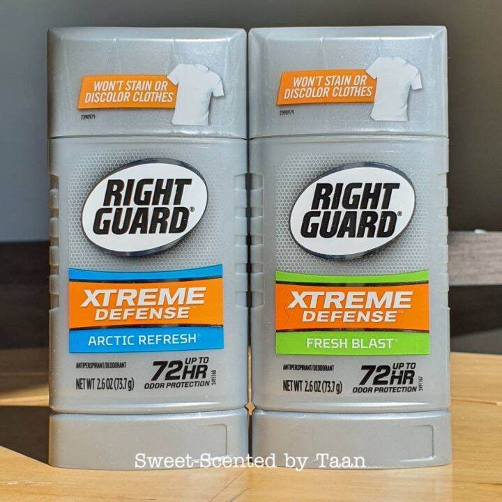 Right Guard Xtreme Defense Antiperspirant Deodorant Invisible Solid ...