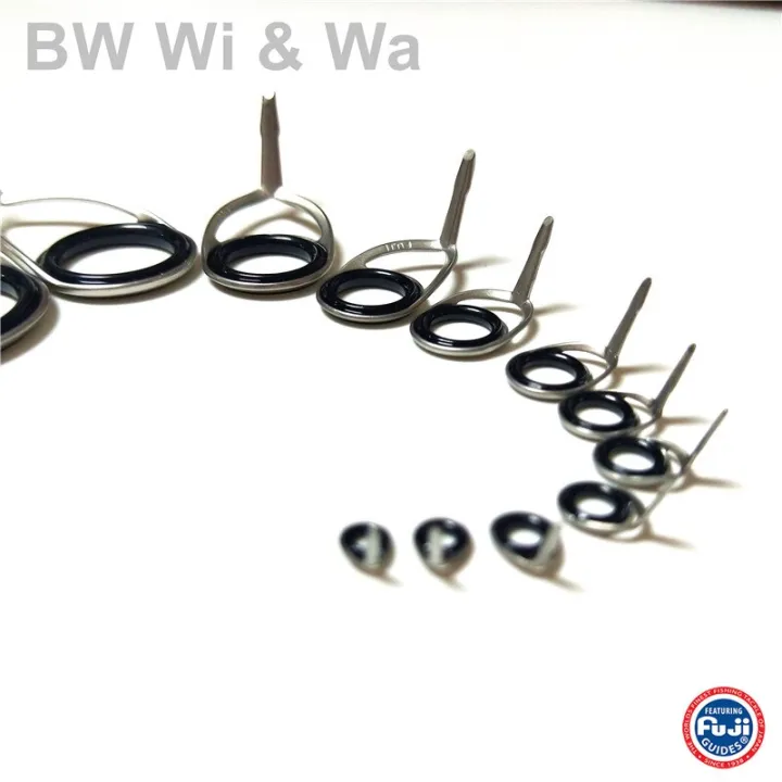 BR Wi&Wa FUJI CCKTAG guide High quality guide Kit Alconite ring guide ...
