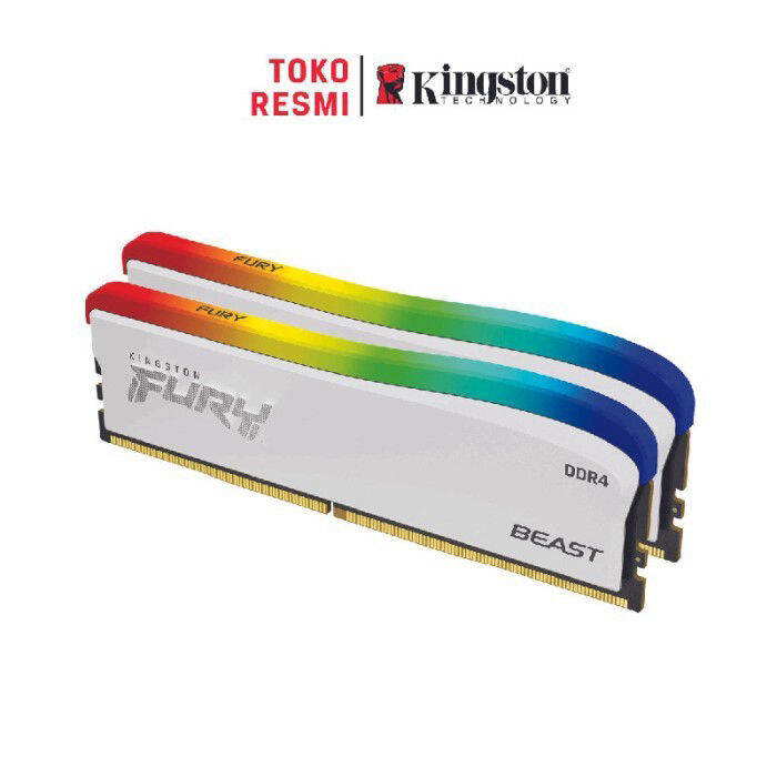 RAM Kingston FURY BEAST RGB Special Edition 32GB DDR4 3200MHz - 16GBx2 | Lazada Indonesia