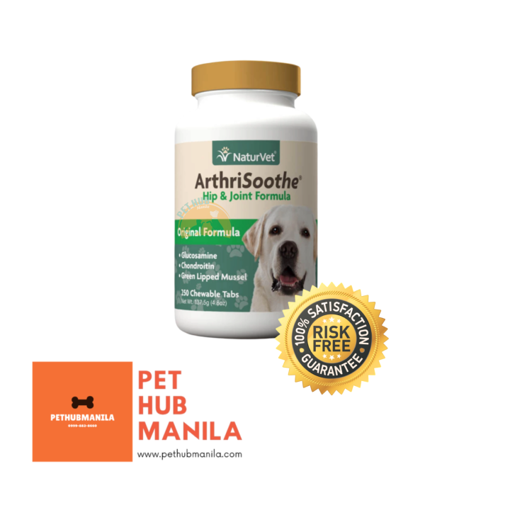 Naturvet Arthrisoothe Hip and Joint Formula 250 Chewable Tablet | Lazada PH