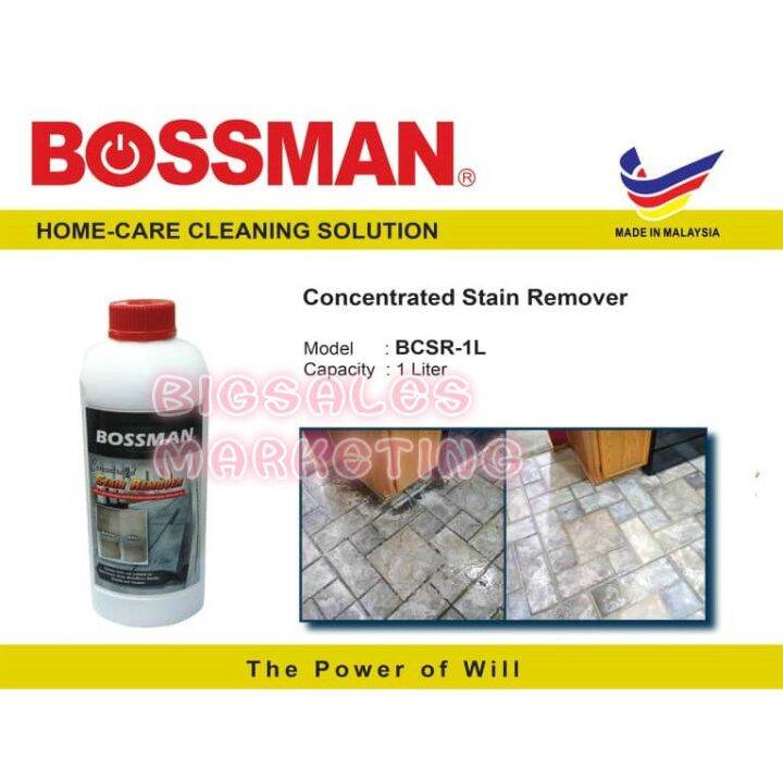 BOSSMAN Concentrated Stain Remover 1L | Lazada