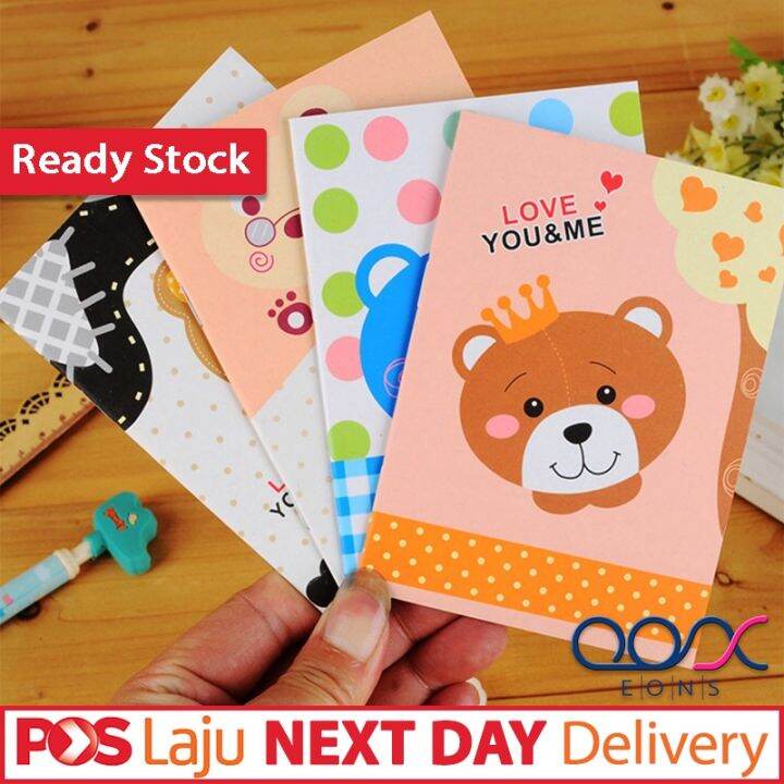 LIGHTWEIGHT 💖 Cute Cartoon Mini Notebook Pocket Note Book Portable ...