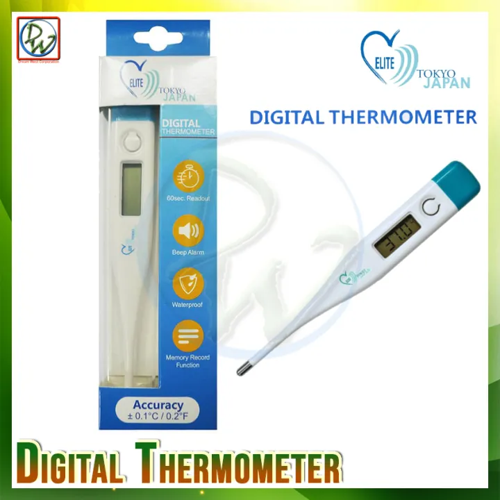 DT102 Elite Digital Thermometer with Plastic Case | Lazada PH