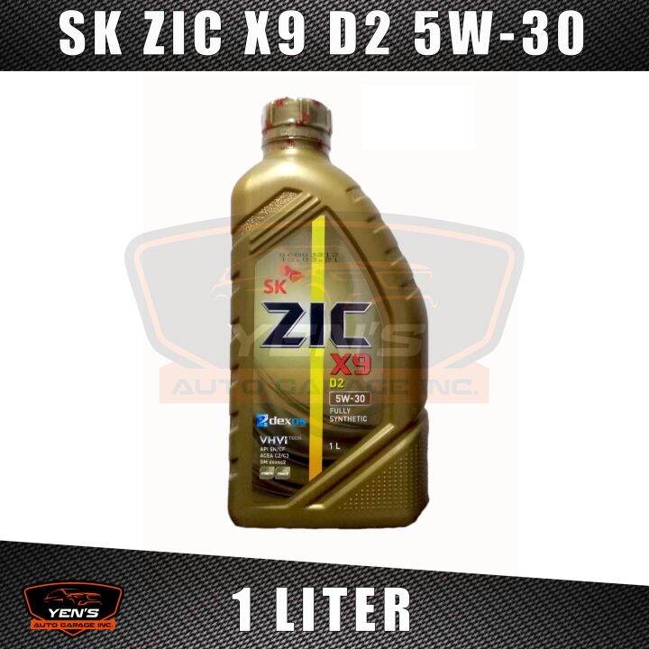 SK ZIC X9 D2 (Dexos 2) 5W30 100% Fully Synthetic Engine Oil (1 Liter) | Lazada PH