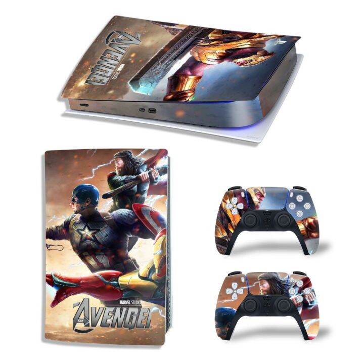 Deadpool PS5แบบดิจิทัลฝาครอบรูปลอกสติ๊กเกอร์สกินสำหรับ PlayStation 5 ...