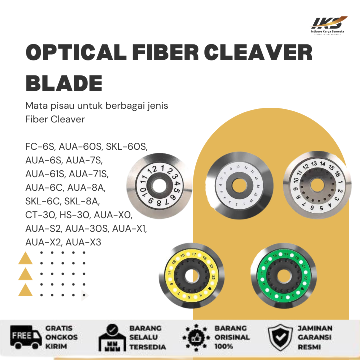 Mata Pisau Optical Fiber Cleaver Cutter Blade FC-6S dan Berbagai Varian ...
