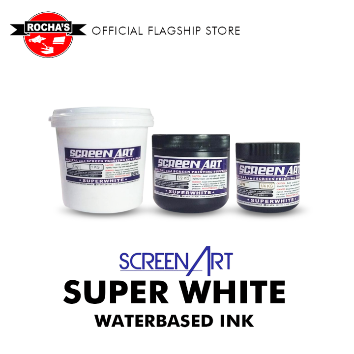 [Screen Art] Superwhite (AW) Waterbased Ink Base for Silkscreen ...