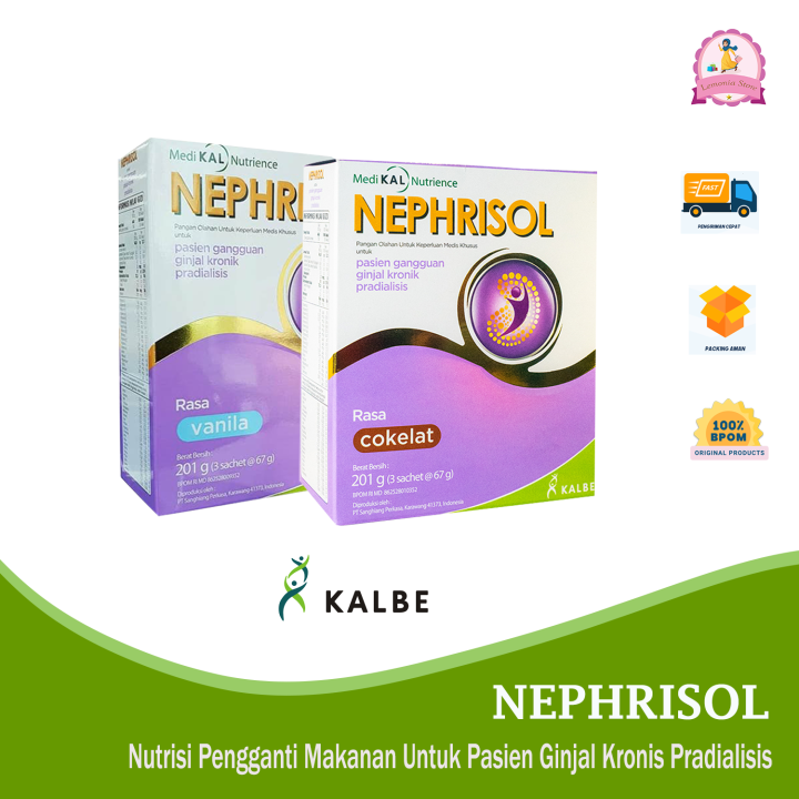 NEPHRISOL - Vanilla & Capucino - Susu Tinggi Protein Untuk Pasien ...