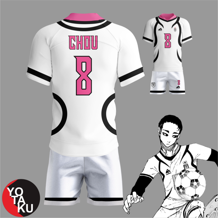 Jersey Anime Cosplay Blue Lock U20 Kento Chou Full Set | Lazada Indonesia