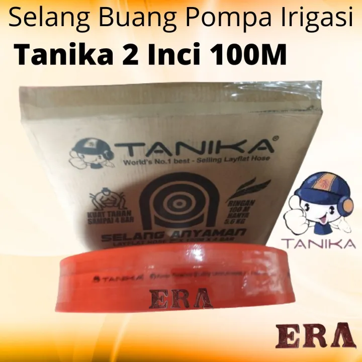 Tanika - Selang Buang Alkon 2 Inci 100M Irigasi Pengairan Perkebunan Sawah Ladang Selang Irigasi ...